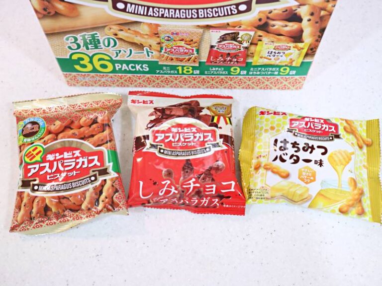 コストコ「ギンビス ミニ アスパラガス 36P」しみチョコ・はちみつバター味も美味しいね！ | マフィンのコストコ手帖