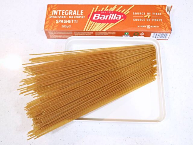 コストコ「バリラ 全粒粉スパゲッティ」風味豊かでモチモチ食感！ | マフィンのコストコ手帖